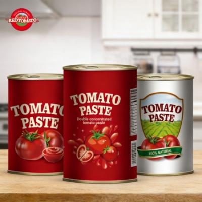 China Premium 1000g Canned Tomato Paste with 28-30% Brix and ISO, HACCP, BRC, FDA Certification for sale