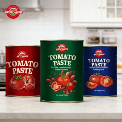 China High-Quality 1000g Canned Tomato Paste with Triple Concentration and ISO, HACCP, BRC, FDA Certification for sale