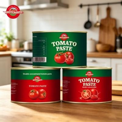 China All Natural 2200g Canned Tomato Paste with No Additives and 30-100% Purity for sale