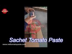 56g Sachet Tomato Paste Stand Up Pouch Triple Concentrated 30%-100% Purity