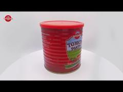 800 g de pasta de tomate enlatada que cumpre as normas globais ISO HACCP BRC e FDA