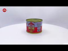INAYA 70g 缶詰トマトペースト ハードオープン 蓋 ブリック28-30% ブランドとパッケージデザインを提供