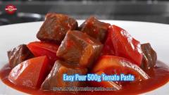 Double Concentrated Tomato Paste Packed In Spouted Stand-up Sachets, Sizes Available: 50g To 500g