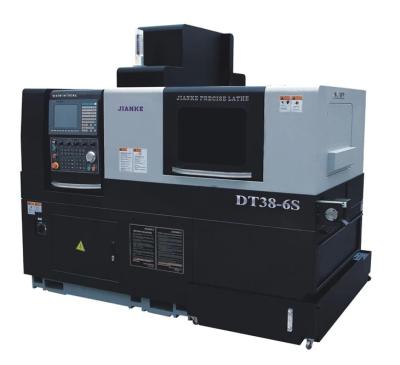 China JINAKE DT38-6S Double Spindle 6-Axis Swiss CNC Lathe with Dual Channel Control and 11kw/18.5kw Spindle Power for Max 42mm Processing for sale