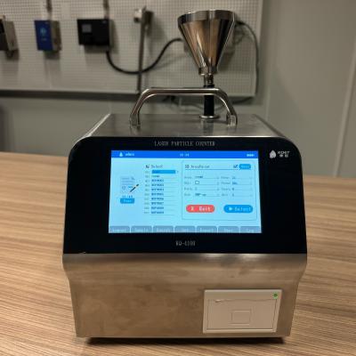 China Six Channels Portable Air Particle Counter 100L/Min For Cleanroom for sale