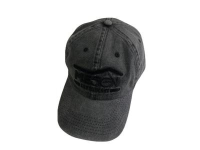 Cina Il cappello all'aperto ha personalizzato il berretto da baseball superiore della saia del cotone lavato neve molle del pannello di Jean Cap 6 in vendita