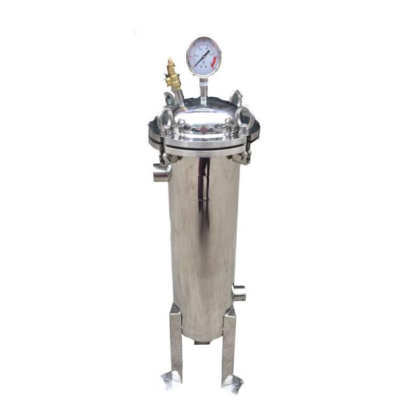 Quality 0.6MPa 1.0MPa Stainless Steel Pressure Bag Filter For Precision Filtration In for sale