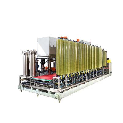 China Sewage Treatment Skid Mount Disc Tubular Reverse Osmosis System For Waste And Tap Water for sale