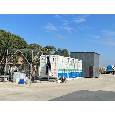 China Sewage Treatment Skid Mount Disc Tubular Reverse Osmosis System For Waste And Tap Water for sale