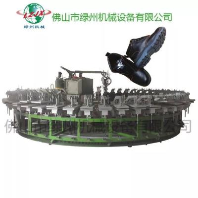 China Safety shoe and snow boot making machine Pu Footwear Inject Moulding Machine for sale