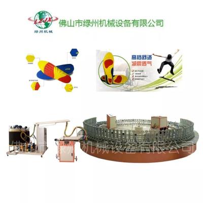 China Robot injection Pu Insole foaming machine with 60 stations rotary production Line for sale