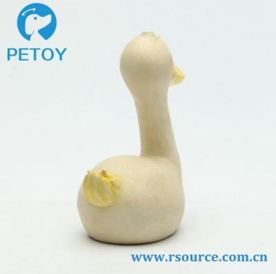 China Do jogo engraçado de borracha macio da mastigação do látex da cisne brinquedos sibilantes para animais de estimação à venda
