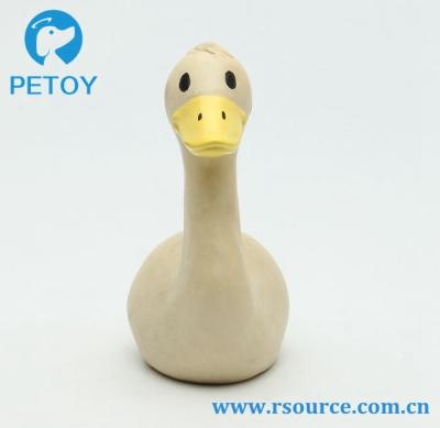 China Do jogo engraçado de borracha macio da mastigação do látex da cisne brinquedos sibilantes para animais de estimação à venda