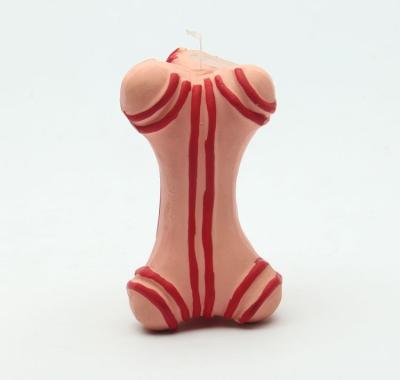 中国 柔らかい乳液の耐久の多彩で新しいペットはピカピカの骨犬のおもちゃをもてあそびます 販売のため