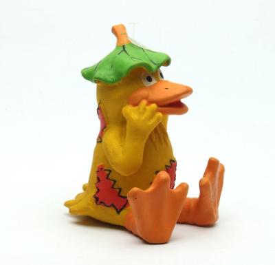 China Commercial Jolly Latex Pet Toys , Lovely Squeaky Latex Duck Dog Toy for sale