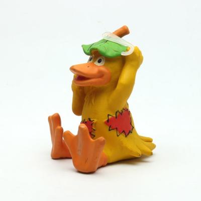 China Commercial Jolly Latex Pet Toys , Lovely Squeaky Latex Duck Dog Toy for sale