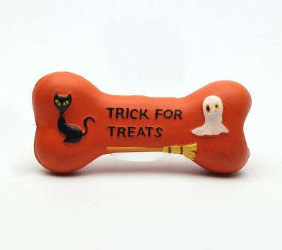 Cina Giocattolo sano del cane del giocattolo stridulo del cane dell'osso di Halloween in vendita