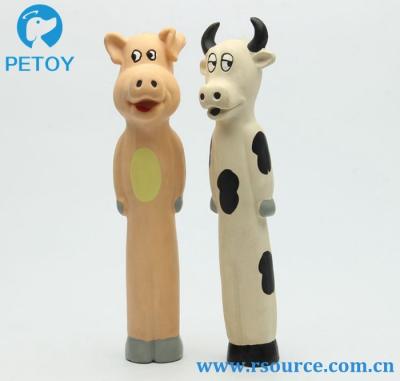 Cina La buona qualità del maiale e della mucca del lattice insegue gli animali domestici squishy dei giocattoli del cane dei giocattoli in vendita