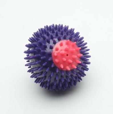 China Vida de servicio larga de la despedida TPR del perro del juguete del diseño único de goma de punta de encargo de la bola en venta