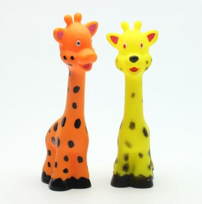 Cina La giraffa ha personalizzato i giocattoli del vinile del giocattolo di masticazione dell'animale domestico per i cani in vendita