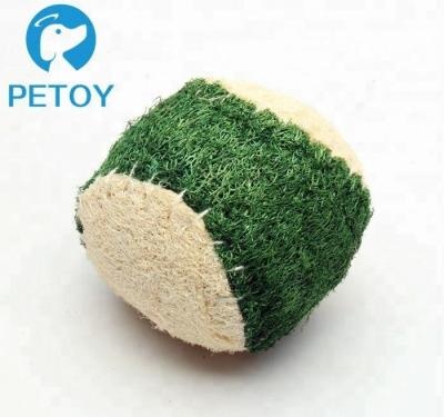 中国 Eco友好的で小さい不朽ロープ犬は性質のLoofah材料をもてあそびます 販売のため