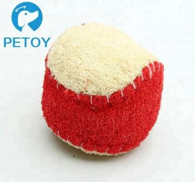Cina Cane indistruttibile amichevole della corda di Eco il piccolo gioca il materiale della luffa della natura in vendita