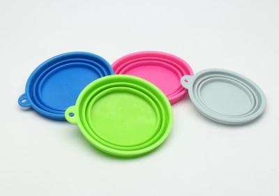 Cina Servizio pieghevole portatile su ordinazione dell'OEM della ciotola dell'acqua del cane del silicone in vendita