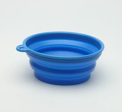 Cina Servizio pieghevole portatile su ordinazione dell'OEM della ciotola dell'acqua del cane del silicone in vendita