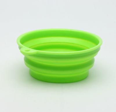 Cina Servizio pieghevole portatile su ordinazione dell'OEM della ciotola dell'acqua del cane del silicone in vendita
