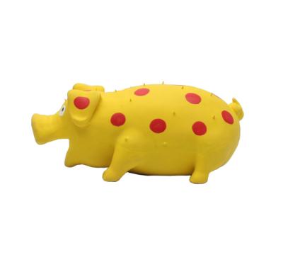 Cina Rubber Latex Squeaky Dog Toy	 Custom Color Durable Squeaky Pet Toys in vendita
