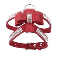 China Nylon Backpack Dog Harness No Pull Adjustable Reflective S M L 3 Sizes for sale