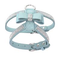 China Nylon Backpack Dog Harness No Pull Adjustable Reflective S M L 3 Sizes for sale