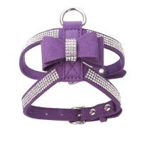 China Nylon Backpack Dog Harness No Pull Adjustable Reflective S M L 3 Sizes for sale
