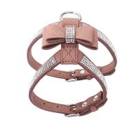 China Nylon Backpack Dog Harness No Pull Adjustable Reflective S M L 3 Sizes for sale