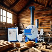 Quality 5000L Industrial Vacuum Carbonization Furnace For Hydron Nitron Inert Gas for sale