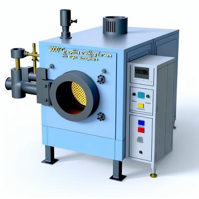 China Horno de agrietamiento de grafito 3000C para pruebas de laboratorio con atmósfera de argón en venta