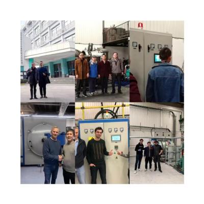 China 3000℃ Induction Vacuum Graphitization Furnace with IGBT and Thyristor Control and 1 Year Warranty for sale