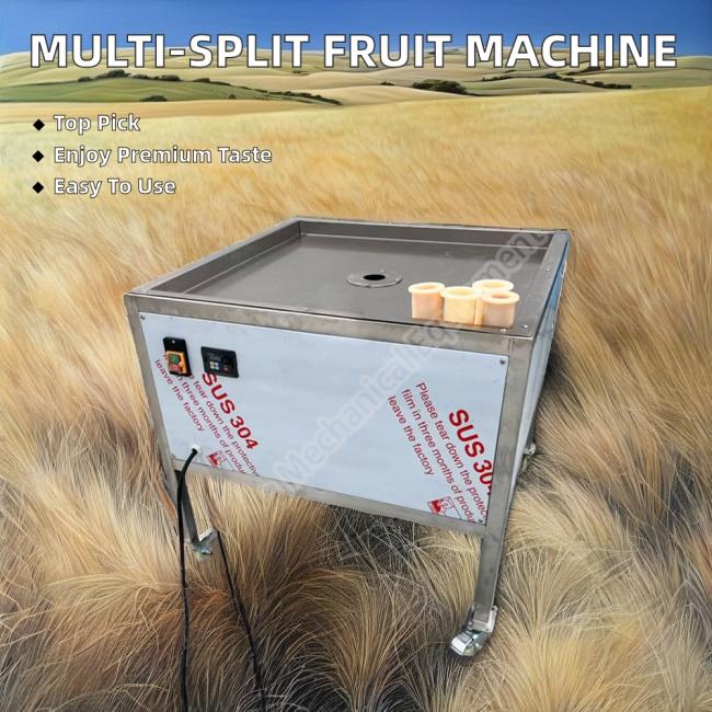 Celery Pomegranates Split Machine in operation