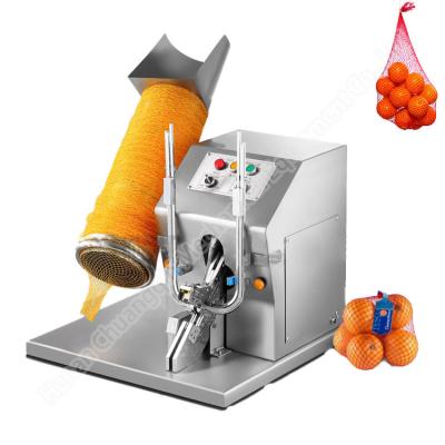 China Potato Garlic Net Bag Packaging Machine Orange Lime Net Packaging Tying Machine for sale