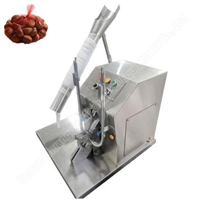 China Potato Garlic Net Bag Packaging Machine Orange Lime Net Packaging Tying Machine for sale