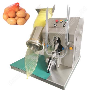 China 220v/50hz Single Phase Net Clipping Machine Ginger Mesh Bag Packaging Machine Auto For Fruit for sale