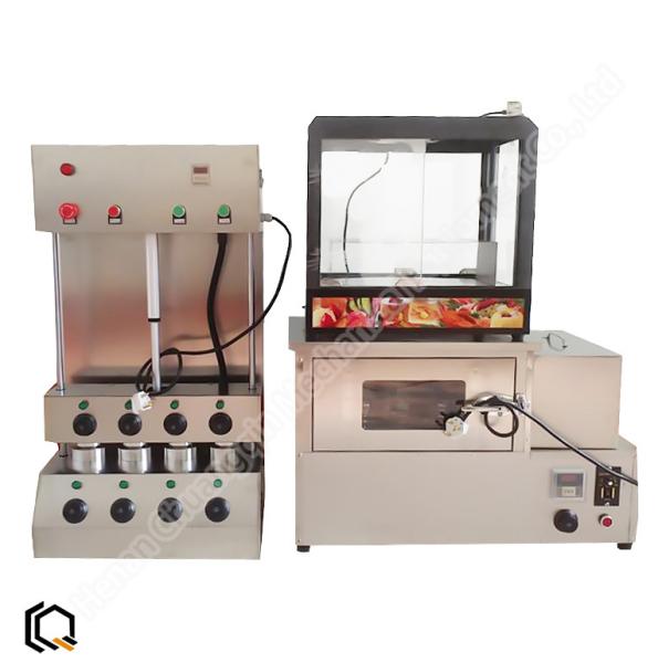 Conical Pizza Making Forming Machine Edible Waffle Cup Maker Pizza Cone Forming Machine