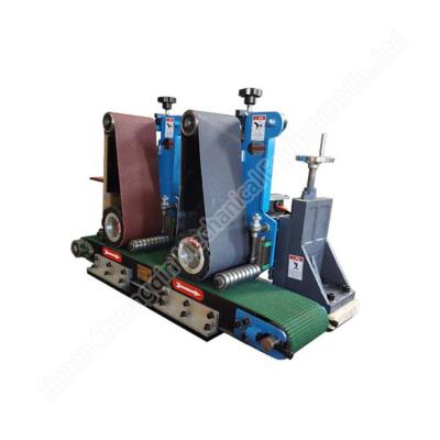 China Máquina de polir metais semiautomática de borrar folhas de borda de metal Máquina de polir planos for sale