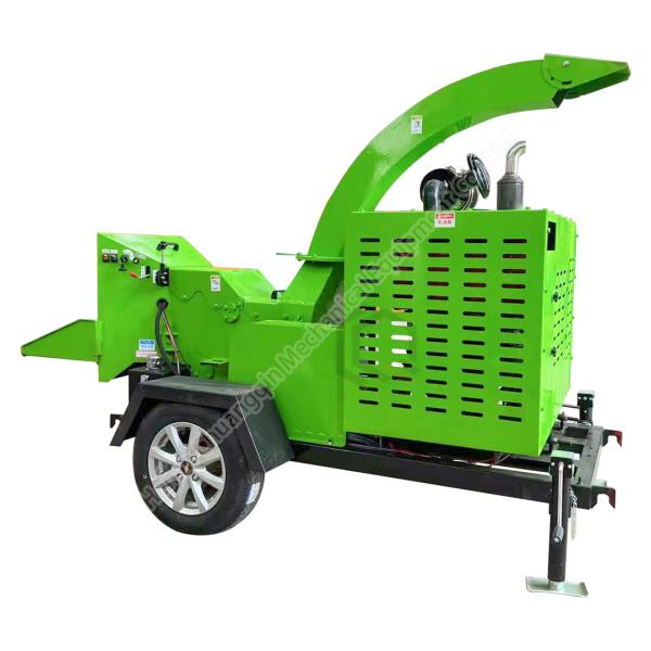 Branch chipper shredder drum wood chipper garden wood chipper