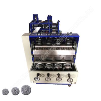 China Combined Stainless Steel Scrubber Making Machine 5 Ball 5 Head Scourer For Making Steel Balls for sale