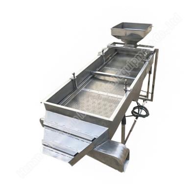 China Coffee Beans Grading Machine Sieve Size Linear Vibrating Screen Separating Machine for sale