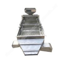 China Coffee Beans Grading Machine Sieve Size Linear Vibrating Screen Separating Machine for sale