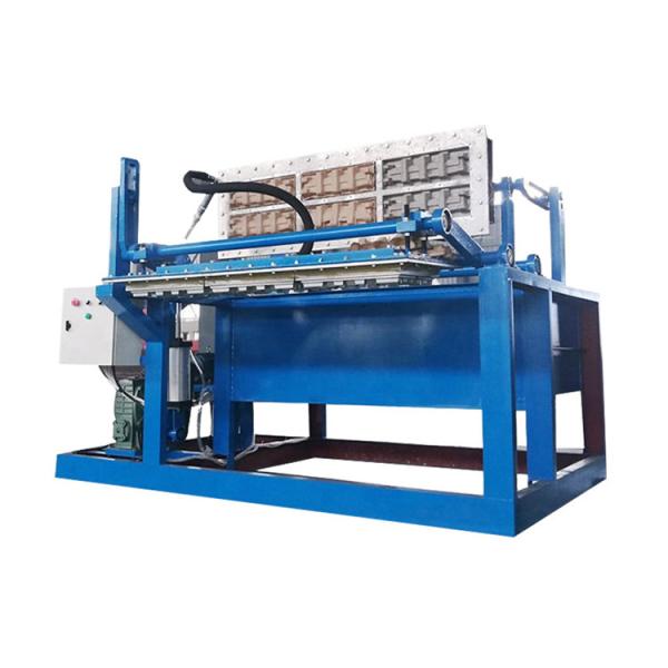 Kleine bedrijven afvalpapier pulp automatische en kartonnen maken vacuümvormende machine voor ei tray