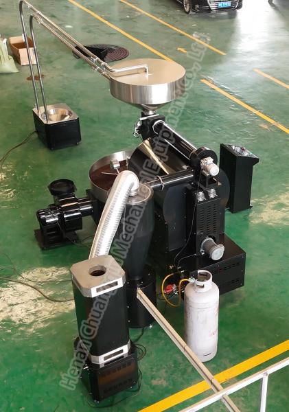Quality Big Coffee Bean Roaster Hot Air Coffee Roasting Machine 60kg  304 Stainless Steel 120kg/h-200kg/h for sale