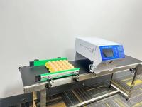 China Automatic Ink Egg Printing Machine Portable Hand Egg Coding Machine 48000eggs/H for sale